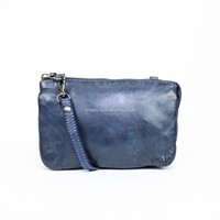 Bear Design Umi 2 Leren Schoudertas / Clutch - Blauw | Koffers en Tassen